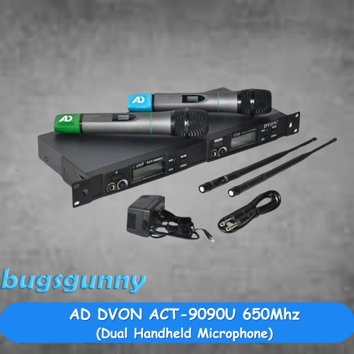 AD DVON ACT-9090U 650Mhz (Dual Microphone) | Lazada PH