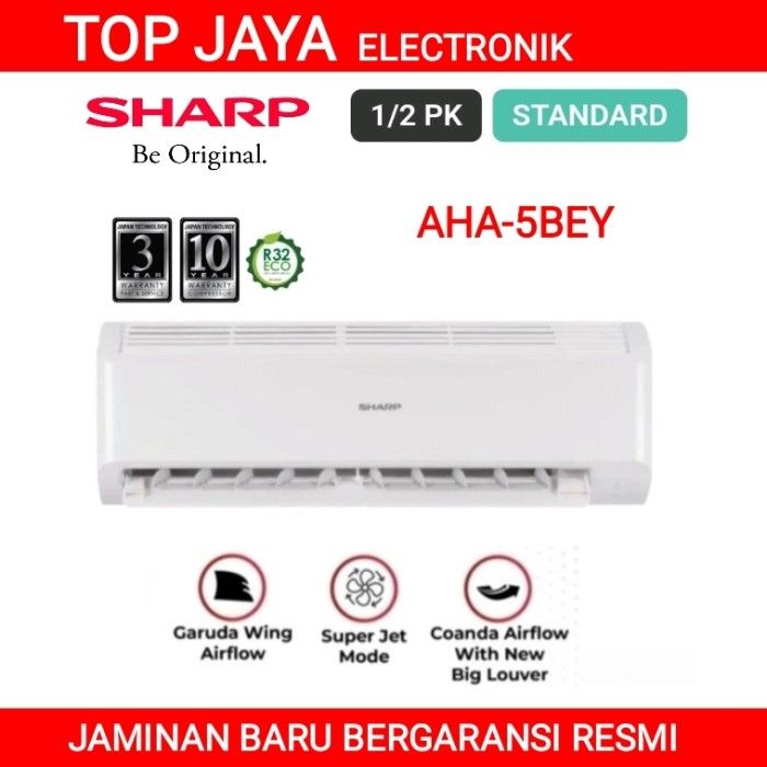 AC SHARP 1/2PK NEW SERIES GARANSI RESMI - UNIT ONLY, TANPA PASANG ...