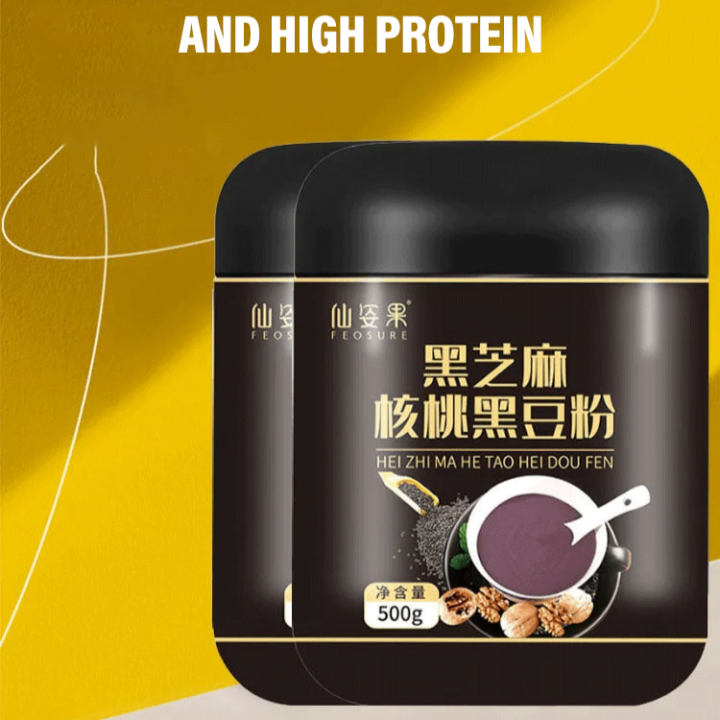 Black Bean Flour Walnut Sesame Meal Replacement Powder | Lazada PH