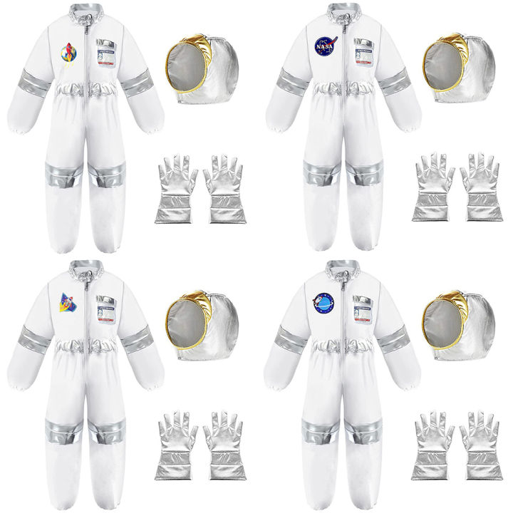 Liveme Astronaut Costume for Kids, Nasa Astronaut Costume Boys Girls ...
