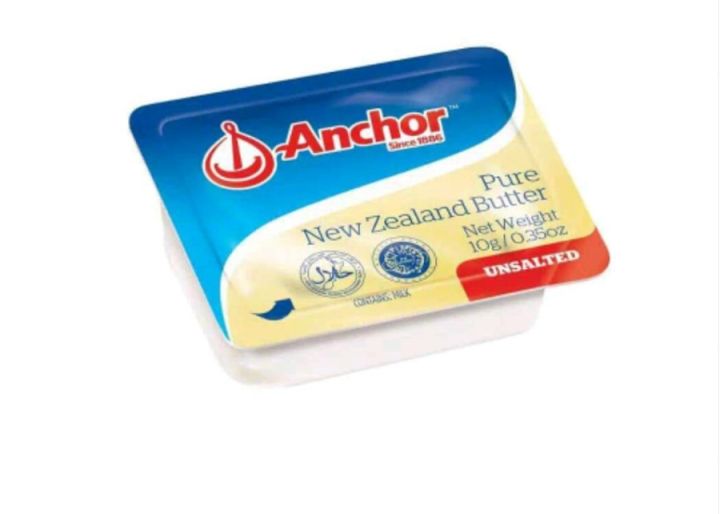 Anchor Unsalted Butter 10 mini cups 7g dengan Food Container | Lazada ...