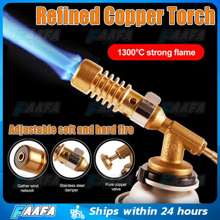 Portable Gas Torch Butane Gas Welding Gun Cooking Blowtorch Copper Gun ...