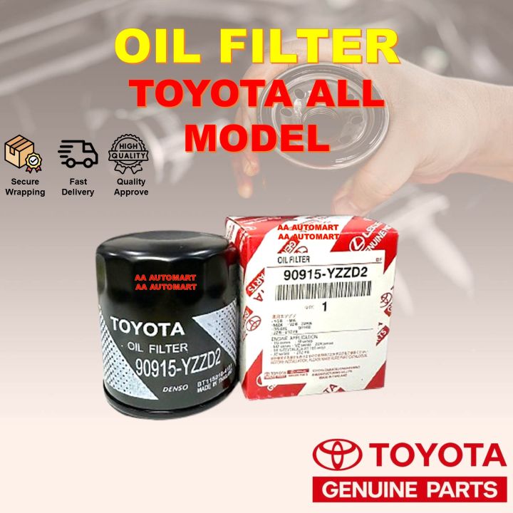 🔥Toyota Oil Filter (90915-YZZD2) - TOYOTA HILUX INNOVA FORTUNER HIACE ...