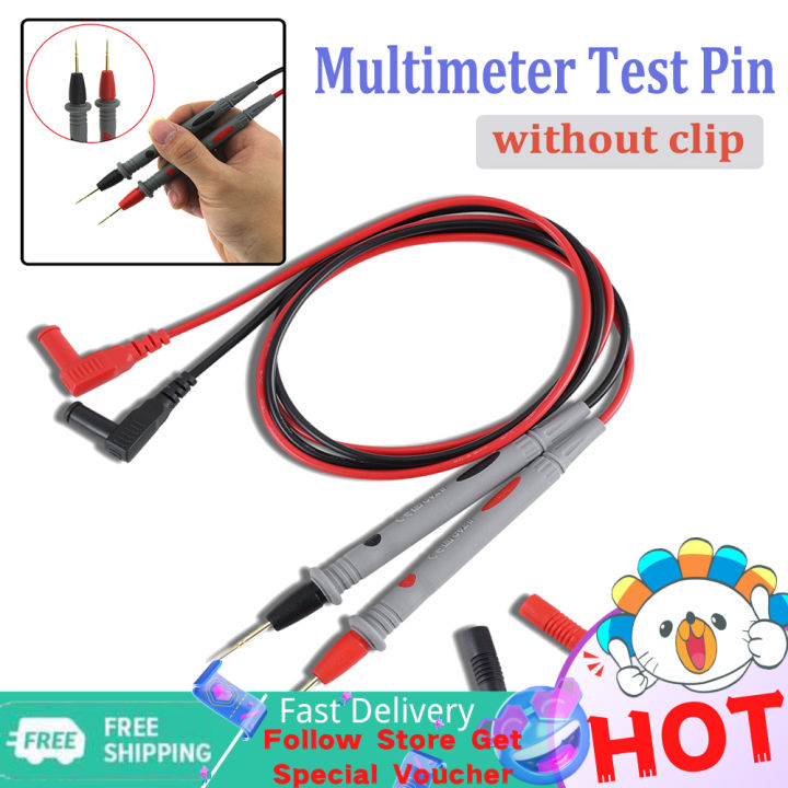PT1005 1000V 10A Universal Digital Multimeter Probe Test Leads Pin ...