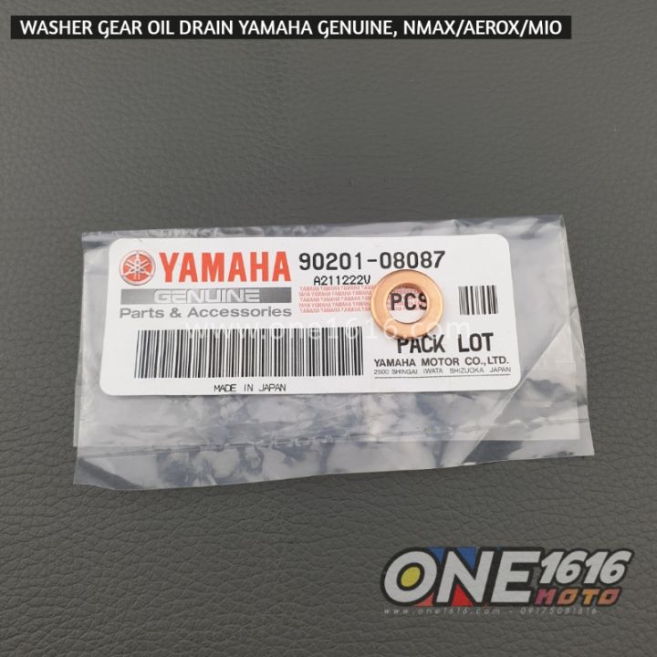 YAMAHA GENUINE COPPER WASHER GEAR OIL DRAIN 90201-08087 FOR NMAX/AEROX ...