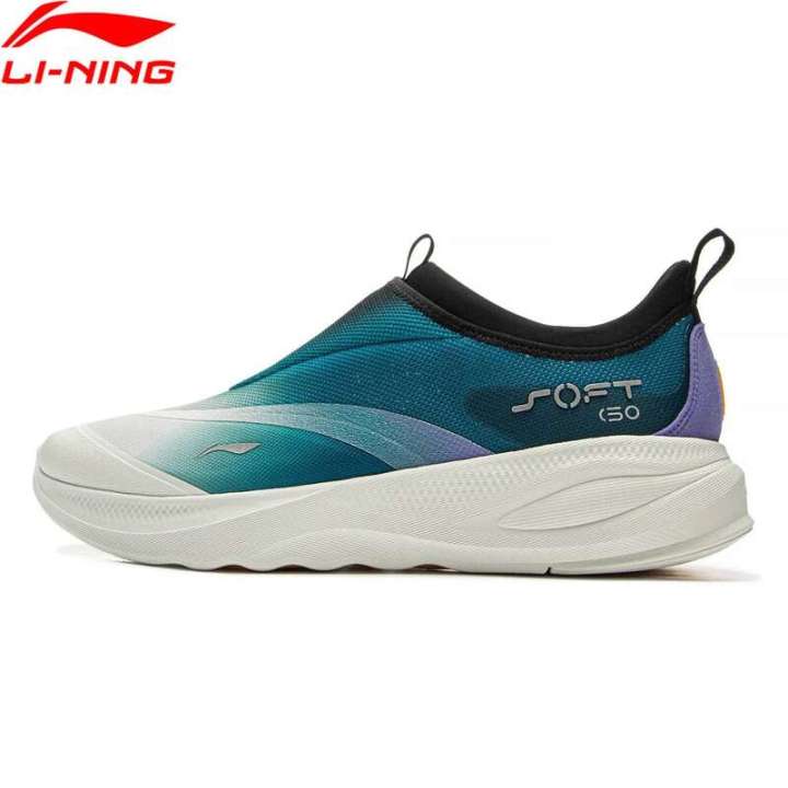 รองเท้าเดิน Li-Ning Men SOFT GO 2 COMFOAM สวมง่าย ส้นหนานุ่ม สวมใส่สบาย ...