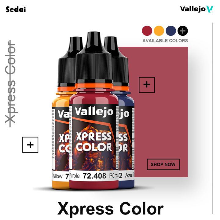 [Vallejo] Xpress Color 18ML. | Lazada.co.th