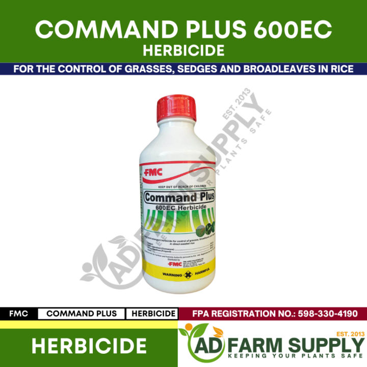 FMC Command Plus 600EC Herbicide - 1 Liter | Lazada PH