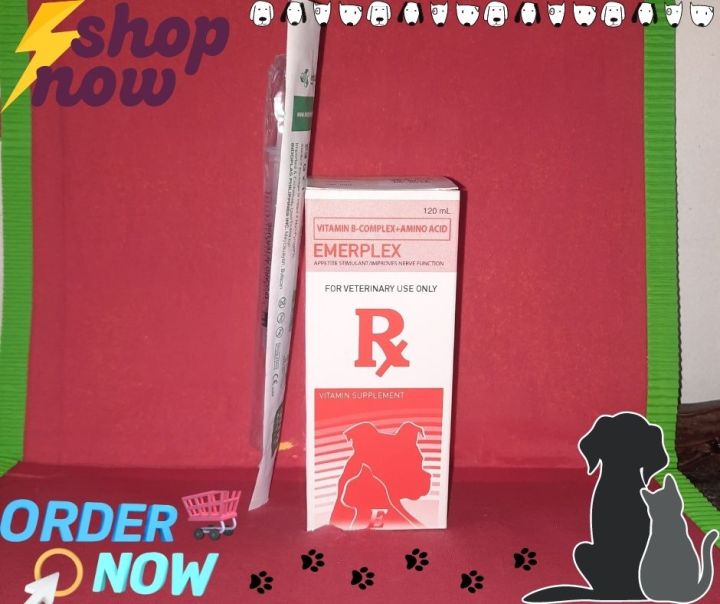 EMERPLEX Vitamin B-Complex + Amino Acid 120ml with Free Syringe | Lazada PH