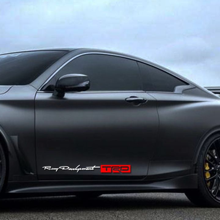 2pcs TRD Car Toyota Racing Development Sticker Decals B-6 | Lazada PH