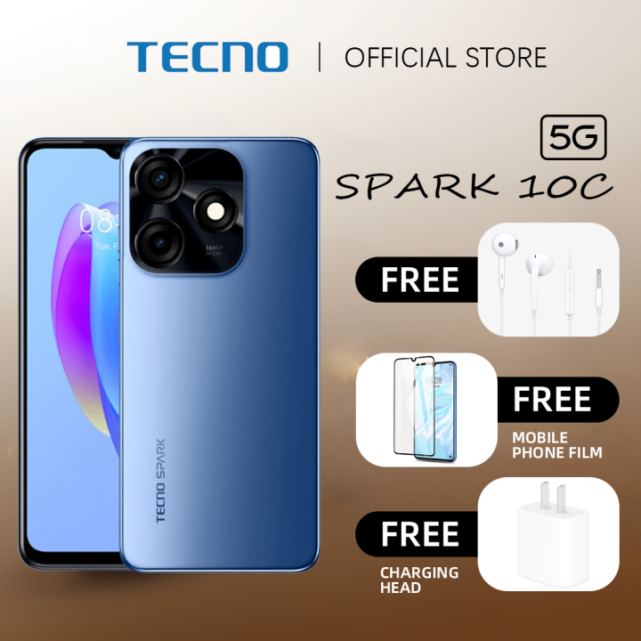 Phone Tecno Spark 10 Pro 2023 Original Cellphone 12GB+512GB 7.2Inch 5G ...
