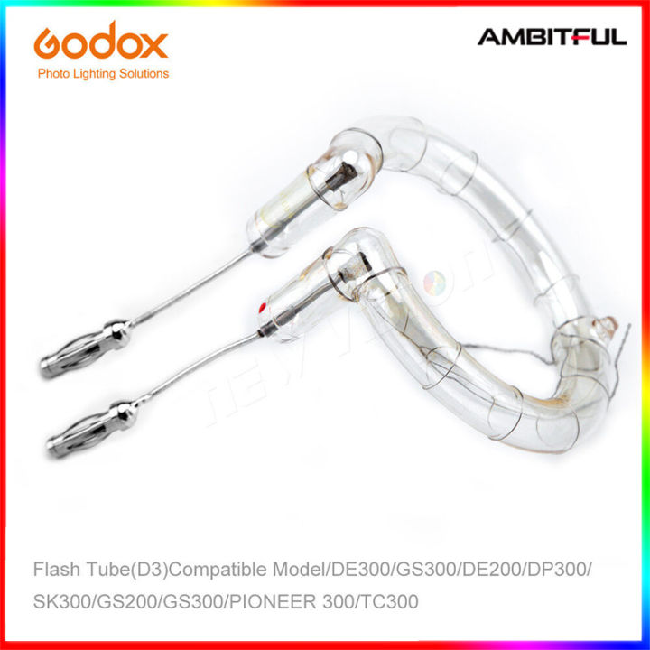 Godox แฟลชสำหรับไฟสตูดิโอ300Ws อะไหล่ GS300 GS200 DE200 TC300 SK300 ...