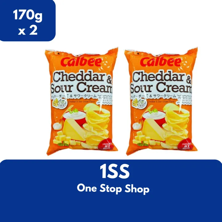 Calbee Cheddar & Sour Cream, 170g set of 2 | Lazada PH