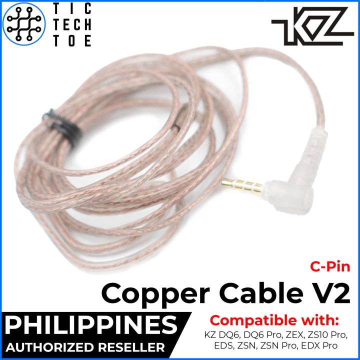 KZ Oxygen-Free Copper (OFC) Upgrade Cable with Mic | Lazada PH