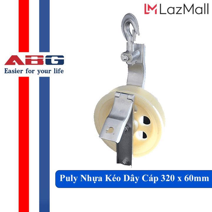 Puly Nhựa Kéo Dây Cáp Điện, Treo Con Lăn Trượt Ròng Rọc, Dây Cáp Nâng ...