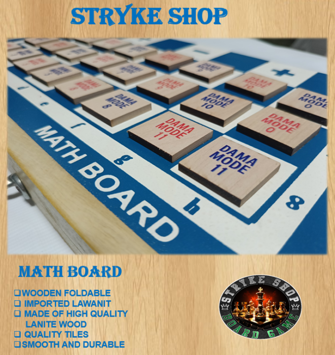 Wooden Math Board for Kids and Adults | Lazada PH