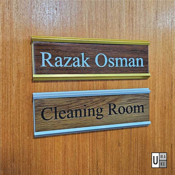 Changeable Nameplate Signage Office Sign Custom Clinic Room CEO Manager ...
