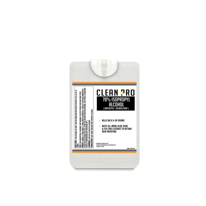 Clean Pro 70% Isopropyl Alcohol 20Ml | Lazada PH