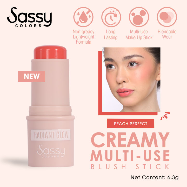 Sassy Colors Creamy Multi-use Blush Stick | Lazada PH
