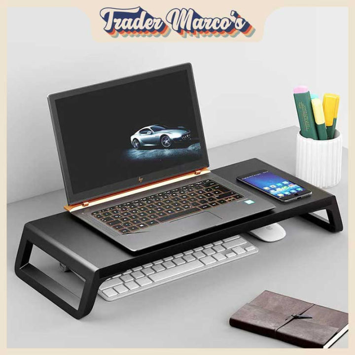 [SG Seller] monitor stand/Wooden Monitor stand Rack/ Laptop Stand ...