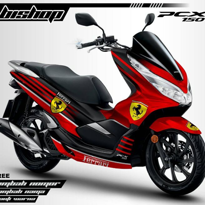 Decal Honda PCX Ferrari Full Body | Lazada Indonesia