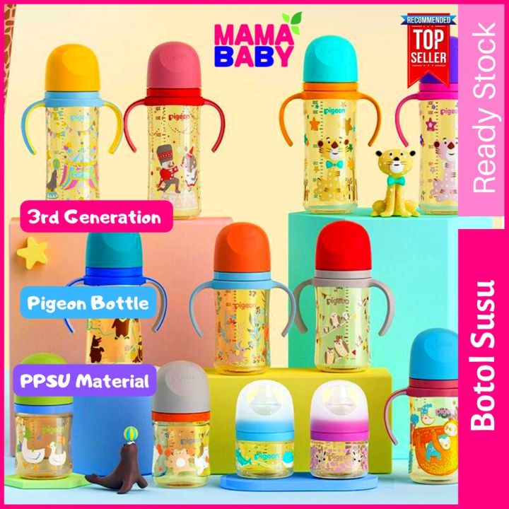 Botol Pigeon New generation 3.0 bottle PPSU wide neck botol susu baby ...