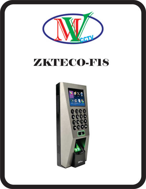 Đầu đọc vân tay kiểm soát ra vào cửa ZKTECO-F18 | Lazada.vn