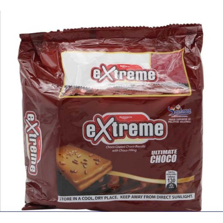 Rebisco Extreme Ultimate Choco 10s x 25g | Lazada PH