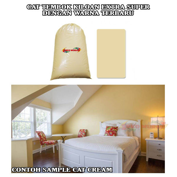 Cat Tembok Kiloan 1Kg / Cat Tembok Interior / Cat Tembok Warna Cream ...