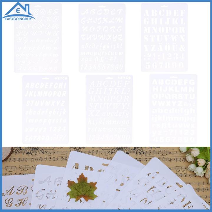 4TH Lettering Stencil Letter Alphabet Stencils Painting Paper Craft ...