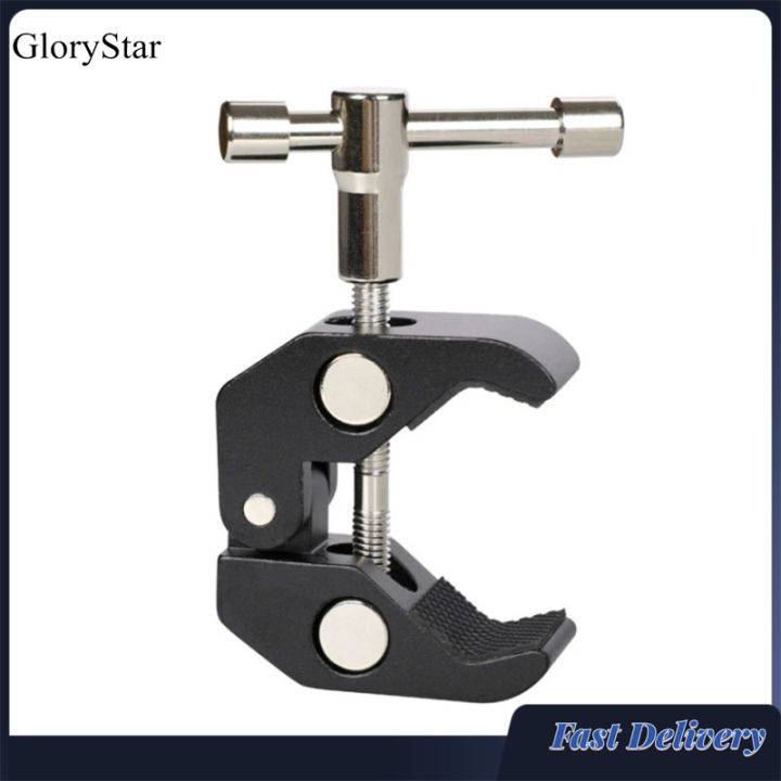 GloryStar Super Clamp Camera Clamp Mount Multifunctional Monitor Mount ...