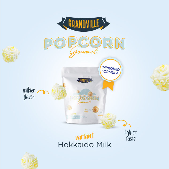 Grandville Popcorn Gourmet Hokkaido Milk | Lazada Indonesia