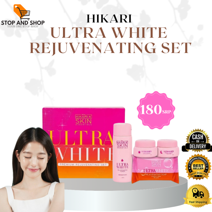 ORIGINAL PREMIUM HIKARI ULTRA WHITE REJUVENATING SET / gives glowing ...