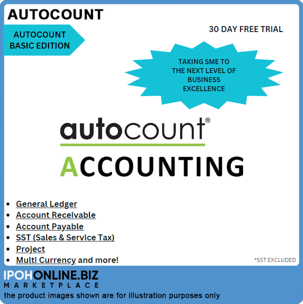 AutoCount Accounting 2.0 - AutoCount Basic Edition | Lazada