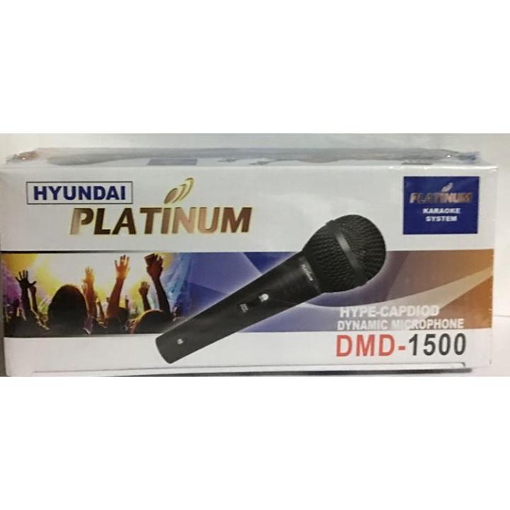 Hyundai platinum -DMD-1500 Wired Microphone | Lazada PH