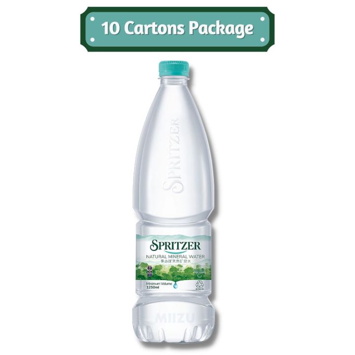 Spritzer Natural Mineral Water 12x1.25L - 10 cartons package - KL Klang Valley Only. Fast ...