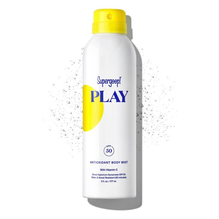Supergoop! PLAY Antioxidant Body Mist w/ Vitamin C, 6 fl oz - SPF 50 PA ...