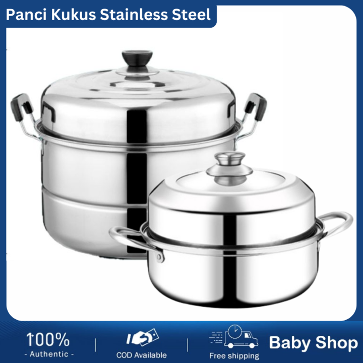 TERMURAH!! Panci Kukus Stainless Steel / Panci Streamer Stainless Steel ...
