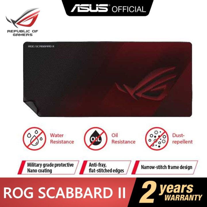 ASUS ROG Scabbard II Gaming Mouse Pad Ultra Wide Non Slip | Lazada