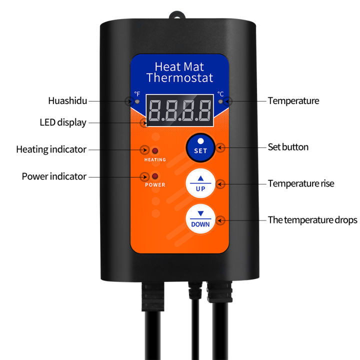 Heat Mat Thermostat 1000W Digital Temperature Controller precise ...