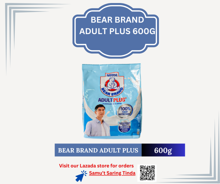 BEAR BRAND ADULT PLUS 600G | Lazada.co.th