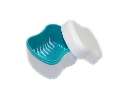 Denture Box / Denture Case / Denture container with Net - Ships from ...