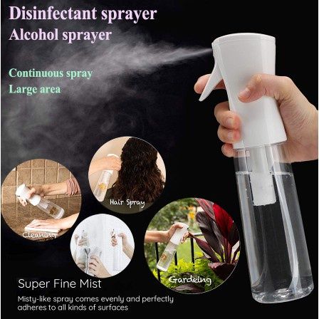 High Pressure Fine Mist Sprayer Alcohol Spray Bottle Oil Spray Bottle ...