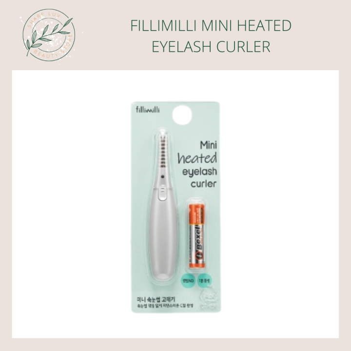 [Ready Stock] Fillimilli Mini Heated Eyelash Curler | Lazada