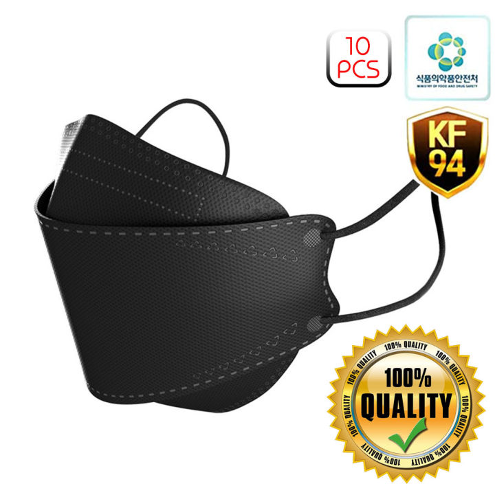 Unisex KF94 Face Mask 3D Fish Type (10Pcs/Pack) Multicolor Face Mask ...