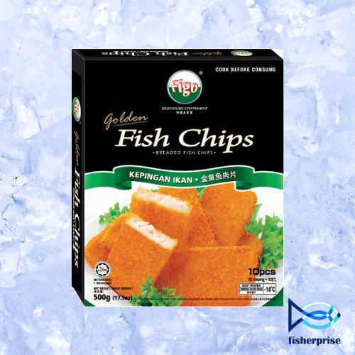 Figo Golden Fish Chips 金黄鱼肉片 (500g) | Lazada