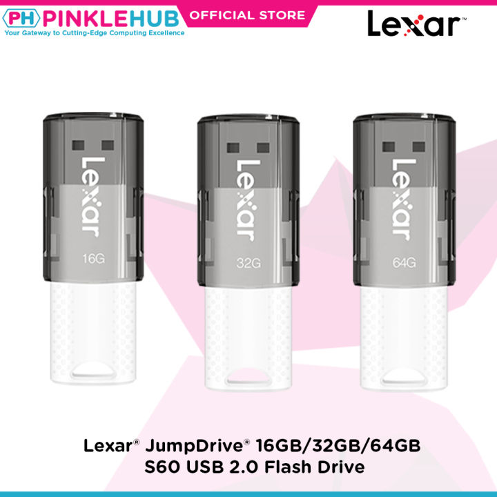PinkleHub | Lexar® JumpDrive®S60 USB Flash Drive | Lazada PH