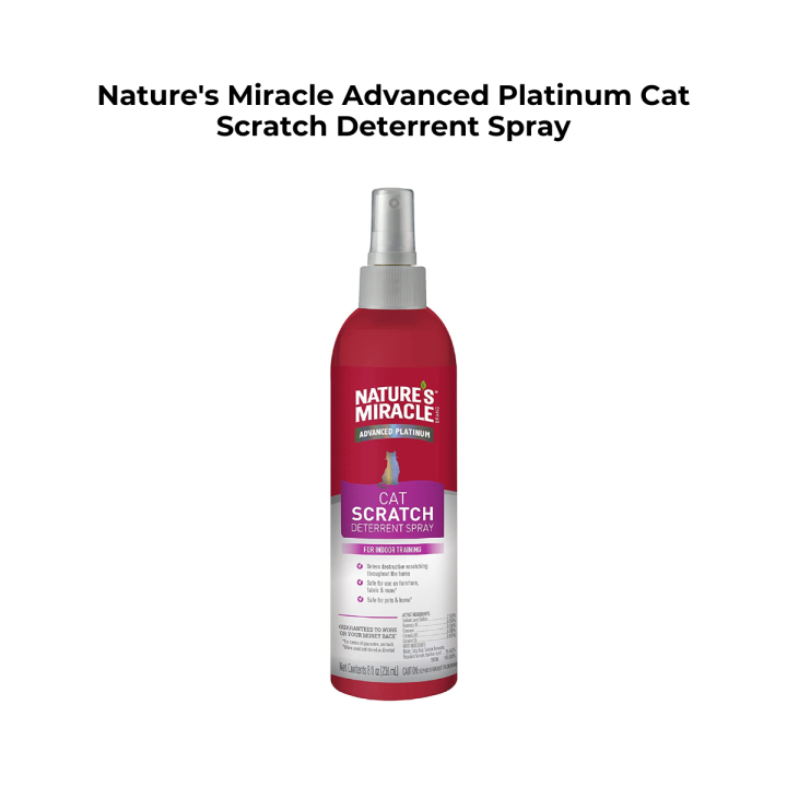 Nature's Miracle Advanced Platinum Cat Scratch Deterrent Spray | Lazada ...