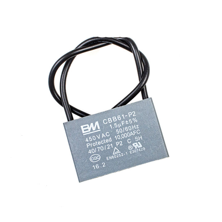 450VAC 1.5uf 155 BM CBB61-P2 Metallized Capacitor for Motor Electric ...