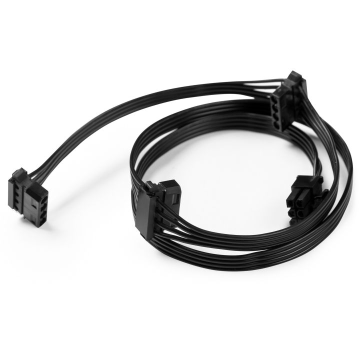 PCIe 6Pin to 3 Peripheral 4Pin Molex Power Cable GPU 6 Pin Change IDE ...